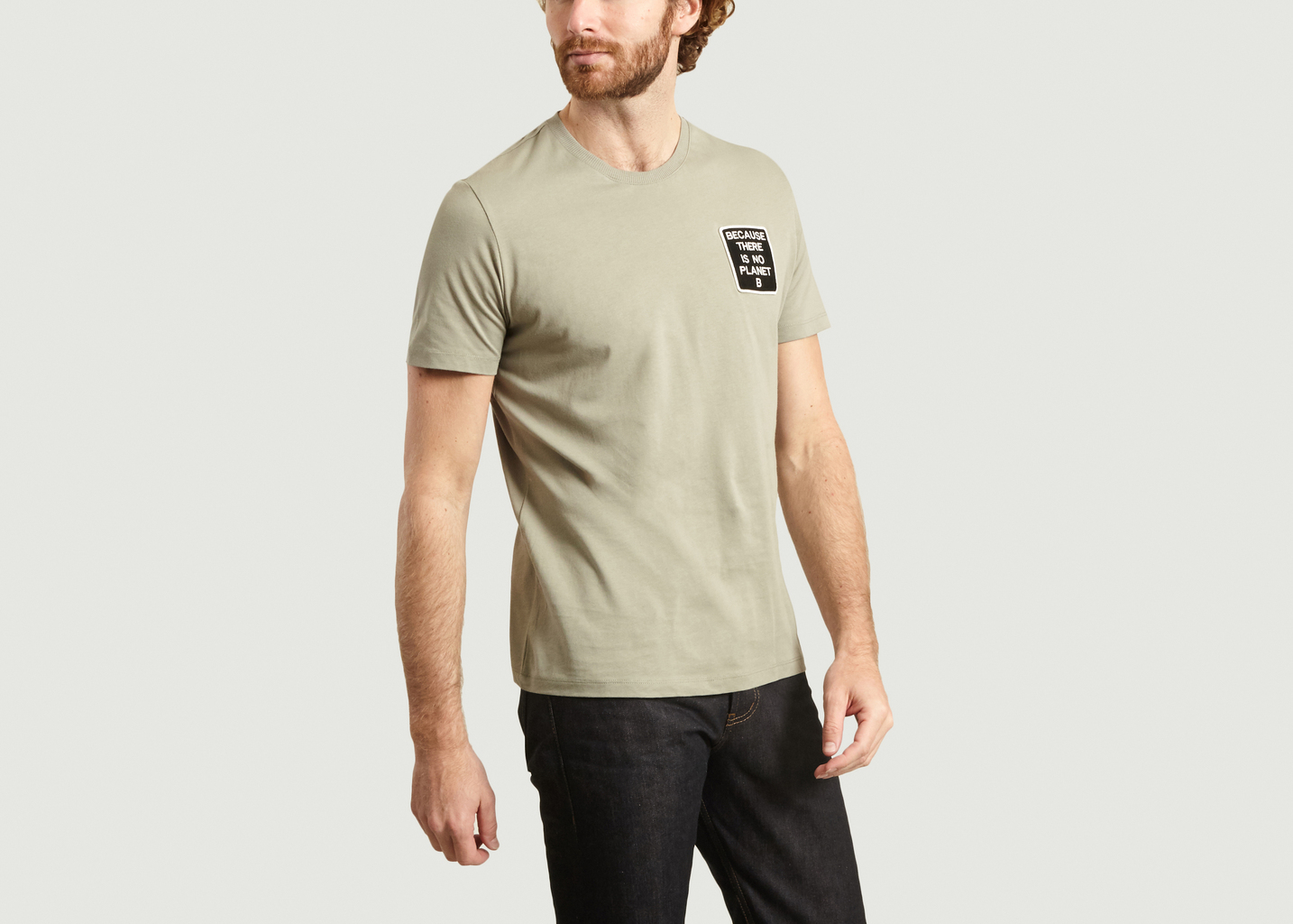 T-shirt Natal Because en coton biologique Khaki Ecoalf | L’Exception