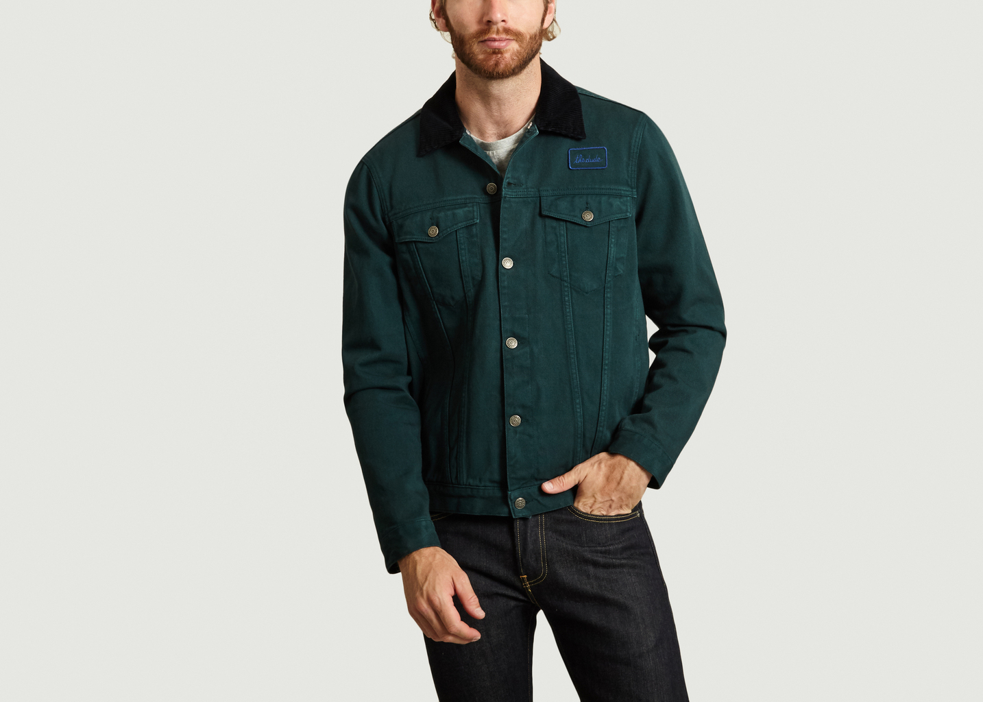 Soldes Shearling Jacket The Dude Vert Sapin Maison Labiche Paris à -50% ...