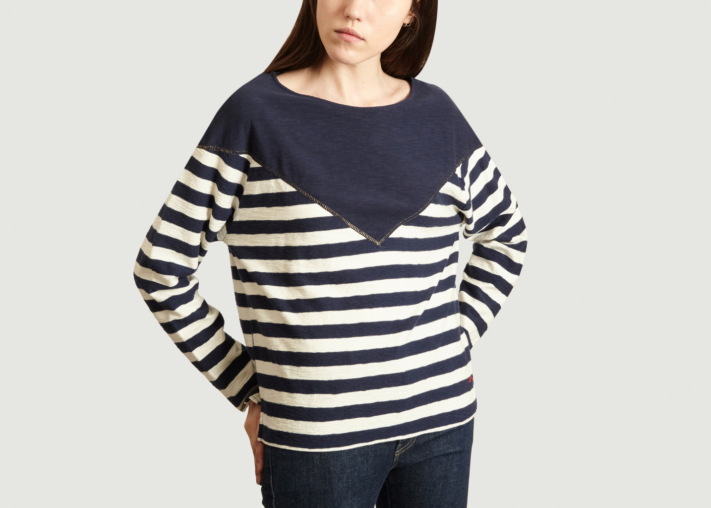 Sweat Léger Troutrou Bleu Marine Leon & Harper | L’Exception