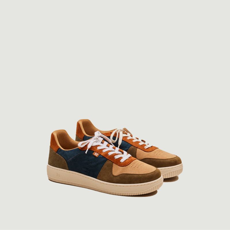 Maxence suede low top trainers Multicolor M.Moustache | L’Exception