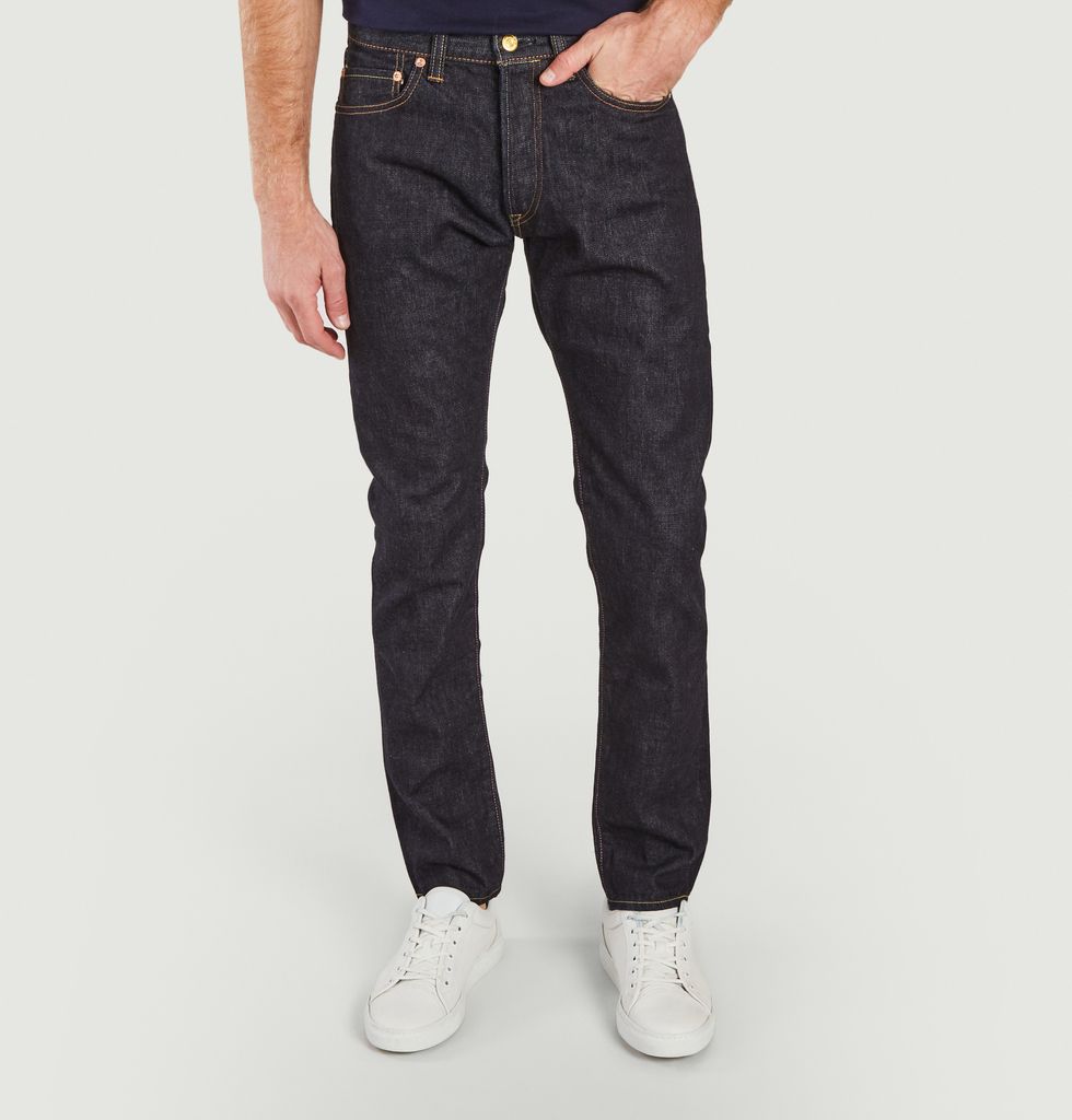Jean 15 me Anniversaire Narrow Tapered Indigo Momotaro Jeans L Exception jean-15-me-anniversaire-narrow-tapered-indigo-momotaro-jeans-l-exception