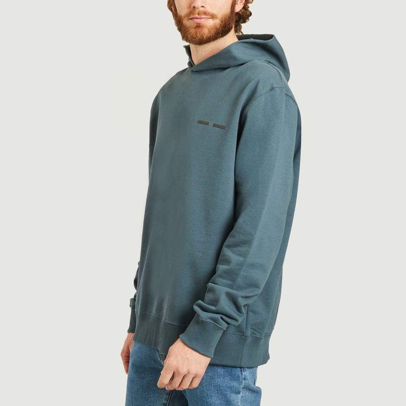 Hoodie en coton bio Toscan Bleu Samsoe & Samsoe | L’Exception