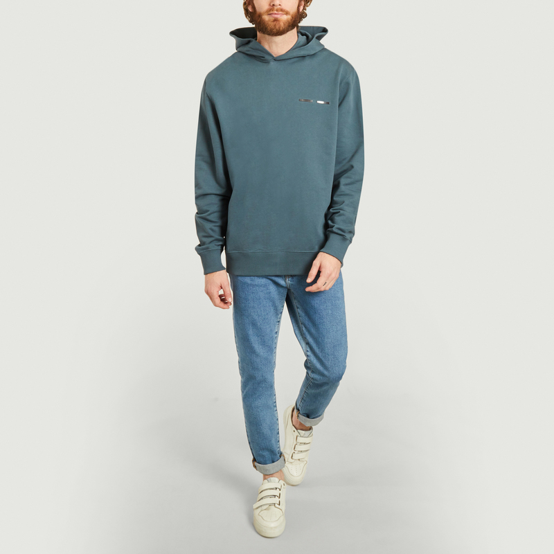 Hoodie en coton bio Toscan Bleu Samsoe & Samsoe | L’Exception